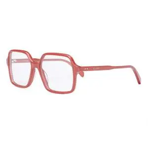 Celine Mini Cat-eye Eyeglasses With Clear Demo Lens - Translucent Red