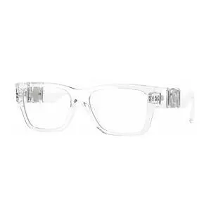 Versace Clear Demo Lens Eyeglass Frames For - Crystal