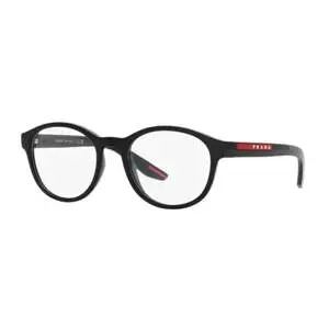 Prada Sport Ps 07pv Eyeglasses With Clear Demo Lenses - Black