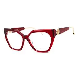 Philipp Plein Clear Demo Lenses Mini Eyeglasses - Red