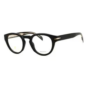 DB EYEWEAR BY DAVID BECKHAM Db 7114 Mini Clear Demo Lens Eyeglasses - Black