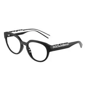 Dolce & Gabbana Clear Demo Lenses Eyeglasses Dg5113 - Black