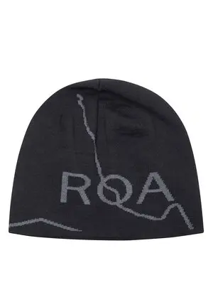 ROA Logo Wool Beanie - Nero