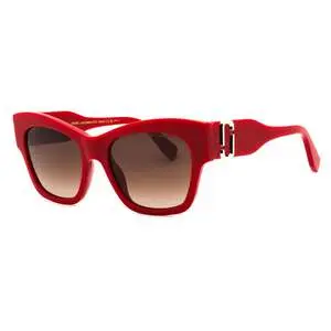 Marc Jacobs Marc Mini Sunglasses With Brown Gradient - Red