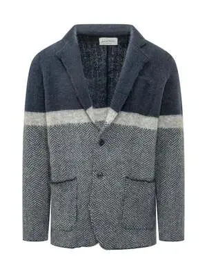 SANFREDI Tailored Blazer Jacket - Blu