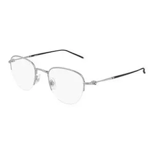 Montblanc Mb0129o Eyeglasses With Clear Demo Lens - Silver