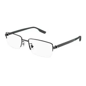 Montblanc Eyeglass Frame With Clear Demo Lens - Grey