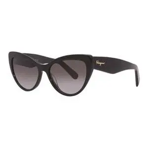 FERRAGAMO Sf930s Mini Sunglasses With Grey Gradient - Black