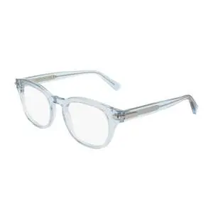 FERRAGAMO Transparent Mini Eyeglasses With Clear Demo Lens - Transparent Azure