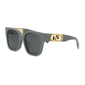 Fendi Oversized Square Sunglasses With Logo Hardware