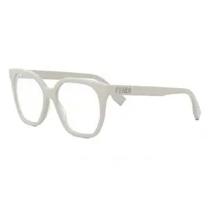 Fendi Cat-eye Eyeglasses With Demo Lenses - Bone