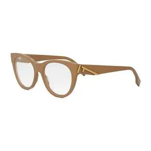 Fendi Mini Eyeglasses Clear Demo Lenses - Brown