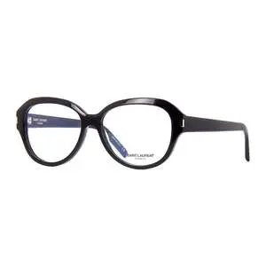 Saint Laurent Sl411 Mini Eyeglasses With Clear Demo Lenses - Black
