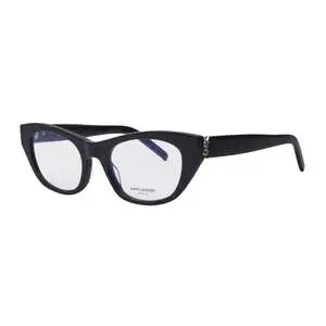 Saint Laurent Mini Eyeglasses With Clear Demo Lenses - Black