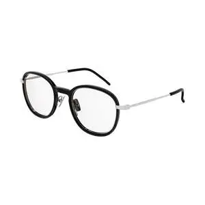Saint Laurent Mini Eyeglasses With Clear Demo Lenses - Black/silver