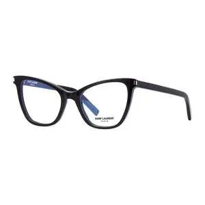 Saint Laurent Sl219 Eyeglasses With Clear Demo Lenses - Black