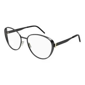 Saint Laurent Slm93 Clear Demo Lens Eyeglasses - Black