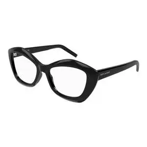 Saint Laurent Sl68opt Mini Eyeglasses With Clear Demo Lenses - Black