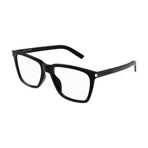 Saint Laurent Sl717 Slimsung Mini Sunglasses With Clear Blue Light Protection - Black