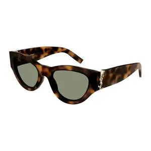 Saint Laurent Saint-style M94/f Rectangular Sunglasses - Havana/black