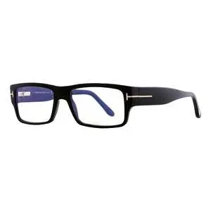 TOM FORD Clear Blue Light-blocking Sunglasses - Black
