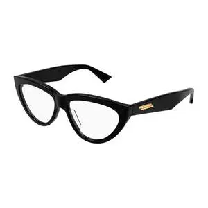 Bottega Veneta Bv1193o Mini Eyeglasses With Clear Demo Lenses - Black