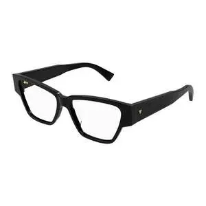 Bottega Veneta Bv Mini Eyeglasses With Clear Demo Lenses - Black