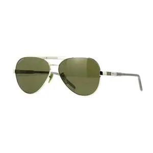 Gucci Sleek Metal Frame Sunglasses - Silver
