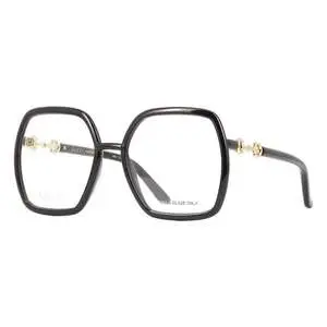 Gucci Geometric Optical Eyeglasses - Black