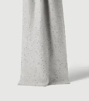 Brunello Cucinelli Cashmere-silk Embellished Scarf