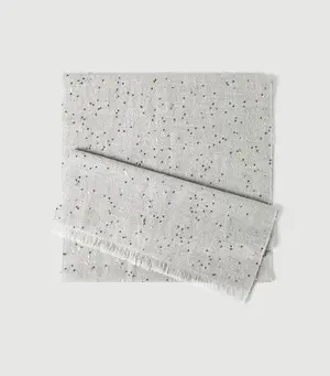 Brunello Cucinelli Cashmere-silk Embellished Scarf
