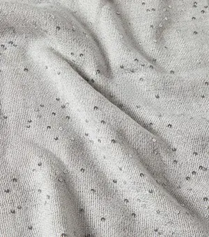 Brunello Cucinelli Cashmere-silk Embellished Scarf
