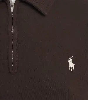 Polo Ralph Lauren Cotton-blend Quarter-zip Sweater
