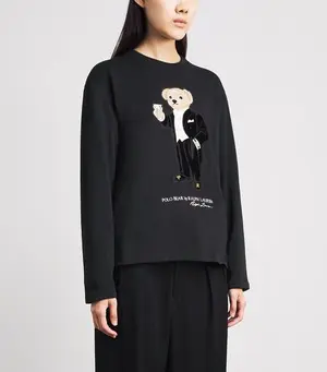 Polo Ralph Lauren Cotton Polo Bear Long-sleeve T-shirt