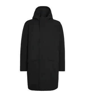 Sandro Padded Long Parka - Black