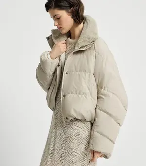 Brunello Cucinelli Cotton Taffeta Down Jacket