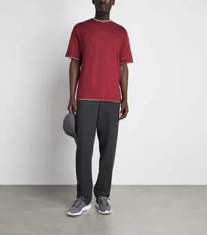 Eleventy Linen Layered T-shirt