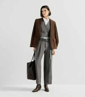 Brunello Cucinelli Suede Single-breasted Blazer