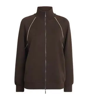 Max Mara Jersey Lembo Track Jacket - Brown