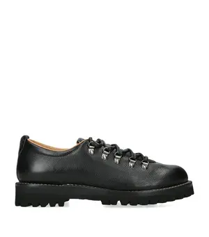 Church's Leather Snow Derby Shoes - Black