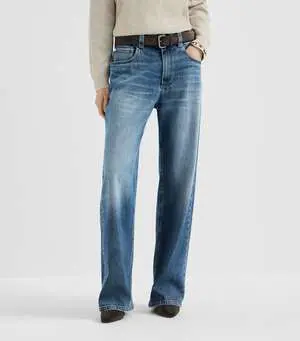 Brunello Cucinelli Contemporary Loose Straight Jeans