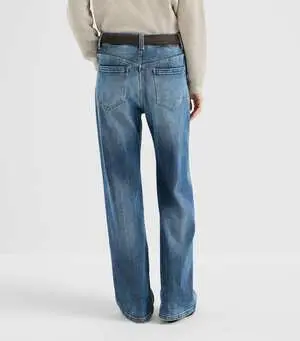 Brunello Cucinelli Contemporary Loose Straight Jeans