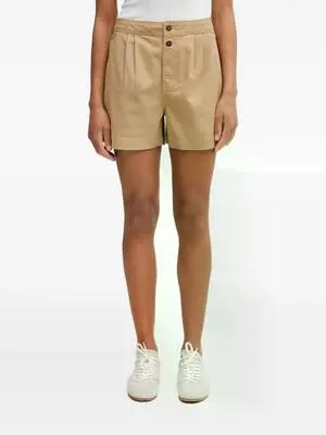 Columbia Acker Rock Pleated High-waisted Shorts - Neutrals