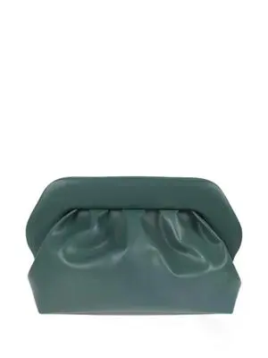 THEMOIRE Bios Ruched Clutch Bag - Green