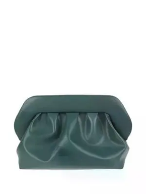 THEMOIRE Bios Ruched Clutch Bag - Green