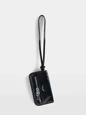 Zadig&Voltaire Rock Keyring Vintage Patent Key Ring - Black