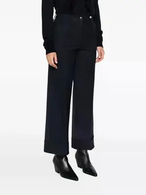 MY MYTHS Pressed-crease Turned-up Trousers