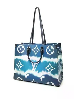 LOUIS VUITTON 2020 Monogram Giant Escale Onthego Gm Satchel