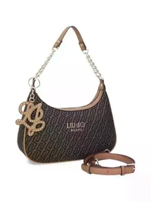 Liu Jo Monogram-print Logo-charm Shoulder Bag
