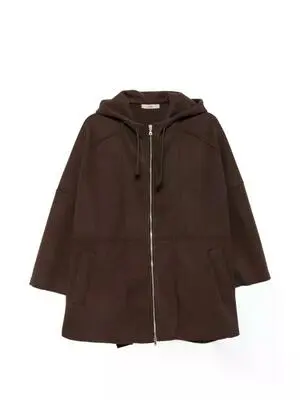 CARLA G. Zip-fastening Jacket - Brown